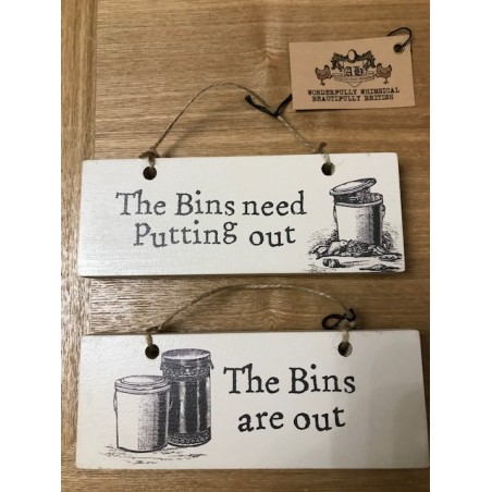 Bins In and Out Sign