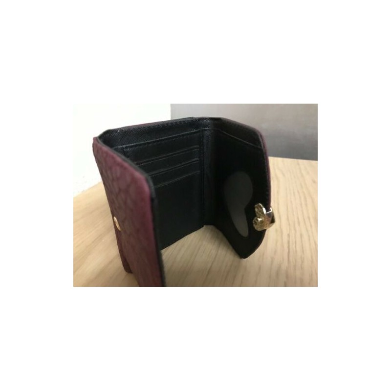 Equilibrium Burgundy Textured Purse/Wallet