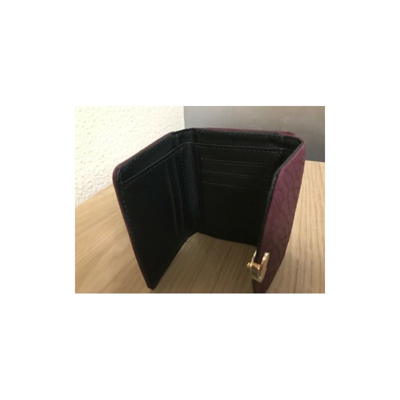 Equilibrium Burgundy Textured Purse/Wallet